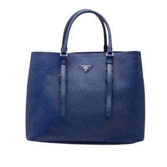 Prada Pre-owned Cuir sacs-prada - Femme - Pre-owned - Bleu - Taille: ONE Size