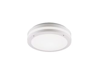 Trio Leuchten LED Au&szlig;en Deckenleuchte Piave 676960131, Kunststoff wei&szlig; matt, inkl. 12 watts LED, Bewegungsmelder