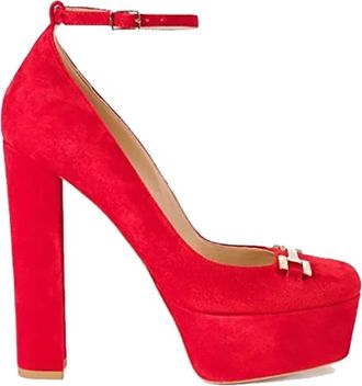 Elisabetta Franchi Femme, Chaussures, Rouge, Taille: 37 EU Sa44B27E2 AU2 Pump
