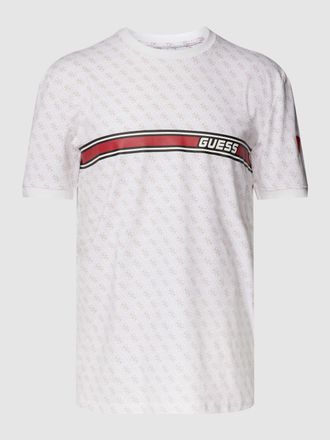 Guess T-Shirt mit Allover-Logo Modell JAMEY