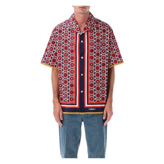 Valentino Garavani Bowlinghemd mit Grafikdruck - - Shirts - Herren - Rot - M