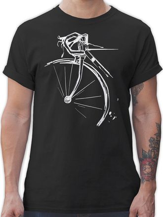 Shirtracer T-Shirt Herren - Bekleidung Radsport - Fahrrad Geschenk Rennrad I Radfahren Geschenk - 4XL - Schwarz - fahrradliebhaber Radsport-Bekleidung Bike Rad T