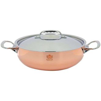 De Buyer Prima Matera Bratentopf Kupfer/Edels. niederer 24cm ind