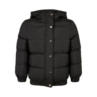 Urban Classics Steppjacke mit Kapuze f&uuml;r M&auml;dchen (Schwarz)