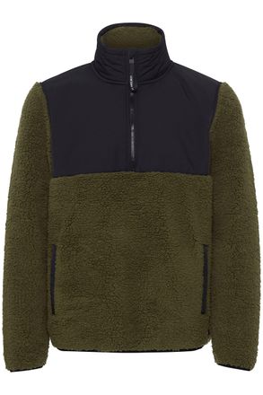 11 Project PRPiet Troyer Sweatshirt Herren Pullover Sweater mit Teddy Fell mit Stehkragen Regular Fit, Gr&ouml;&szlig;e:L, Farbe:Ivy Green (190512)