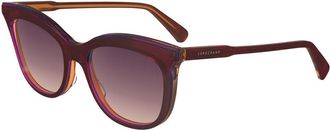 Longchamp Mehrfarbige Acetat-Sonnenbrille
