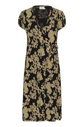 Kaffe Jerseykleid Regular fit black multi