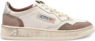 Autry Femme, Chaussures, Blanc, Taille: 36 EU Medalist Low Top Baskets