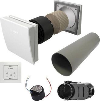 Bosch Paket dezentrale L&uuml;ftung BOPA VE304 8 x V3000D 55/K, CV30H, LNU12, LUP4, LMK - 7739623641
