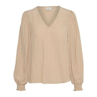 Kaffe Blusen - - Blouses & Shirts - Damen - Beige - S