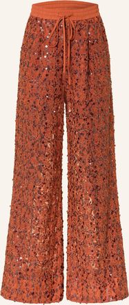 Essentiel Spitzenhose Jenims Mit Pailletten rot