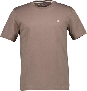 Marc O'Polo Herren T-Shirt braun Baumwolle
