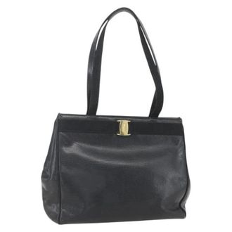 Ferragamo Pre-owned Ledertasche - - Pre-owned - Damen - Schwarzk - ONE SIZE