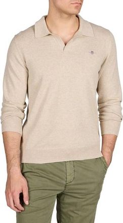 GANT Polo classique &agrave; manches longues en coton