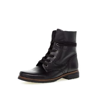 Gabor Damen Schn&uuml;rstiefeletten | Frauen Stiefeletten | Wechselfu&szlig;bett | Best Fitting | gef&uuml;ttert | Stiefel | schwarz (Ra.cogn.) | 38.5 EU - 5.5 UK