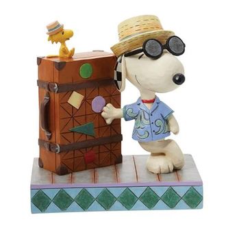 Enesco Peanuts by Jim Shore Snoopy und Woodstock Urlaubsfigur
