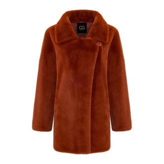 Cesare Gaspari Classic Shell Coat - Femme - Vestes - Orange - Taille: 42 FR