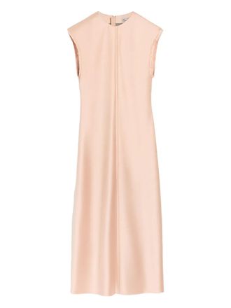 Ami robe longue à bords francs - Rose