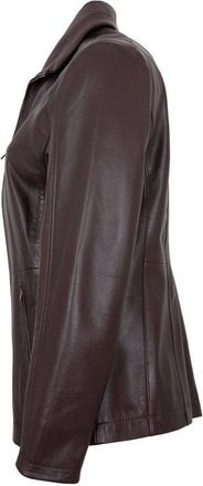 Maddox Lederjacke Line MADDOX - Damen Lederjacke Lammnappa bordo