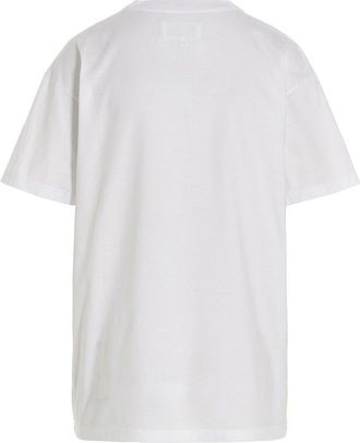 Maison Margiela Logo-Print Cotton T-shirt - White