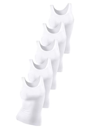 Petite Fleur Doppelripp-Tanktop-Unterhemd