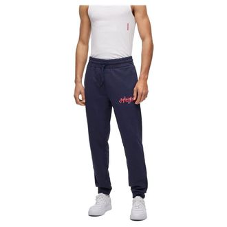HUGO BOSS Mens Combined Loungewear-Pant, Dark Blue405, S