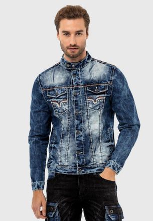 Cipo & Baxx Jeansjacke Jacke im trendigen Design