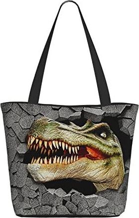 AOOEDM Sac shopping pour femme dinosaure 33 x 27,9 x 17,8 cm. Le cadeau parfait pour la Saint-Valentin. Cest de la Saint-Valentin pour maman, fille, &eacute;pouse, 
