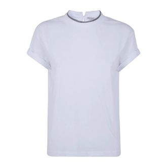 Brunello Cucinelli Damen, Oberteile, Wei&szlig;, LGr&ouml;&szlig;e