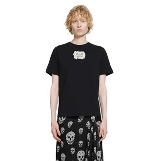 Alexander McQueen Embroidered Logo Patch T-Shirt