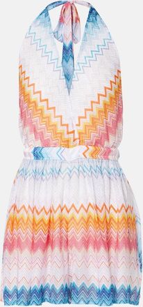 Missoni Playsuit aus Häkelstrick