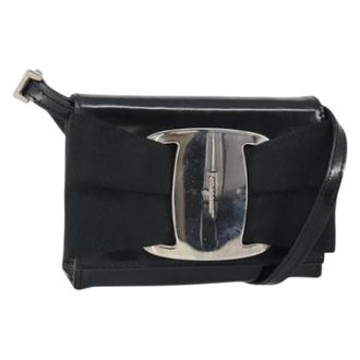 Ferragamo Pre-owned Leder Schultertasche - - Pre-owned - Damen - Schwarzk - ONE SIZE