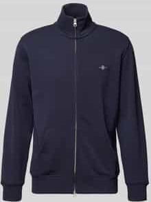 GANT Sweatjacke mit Label-Stitching