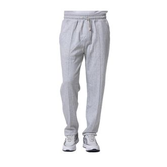 Eleventy Graue gestreifte Jogginghose - - Trousers - Herren - Grau - XL