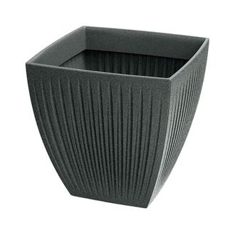 Prosperplast Blumentopf Latia Square MIDL, &Oslash; 40 x 40 cm, Graphit Granit