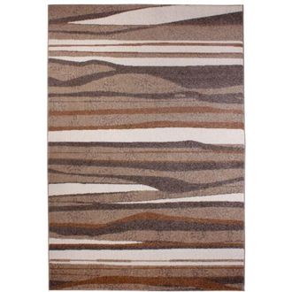 Andiamo Teppich Chelles braun-gestreift, 160 x 230 cm Teppiche Teppichboden