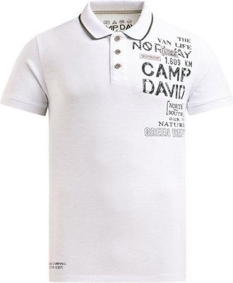 Camp David Poloshirt aus Baumwolle
