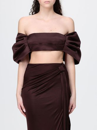 Elisabetta Franchi Top ELISABETTA FRANCHI Femme couleur Brun