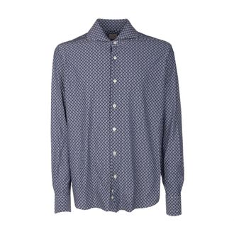 4funkyflavours Chemise Casual - Homme - Chemises - Bleu - Taille: L