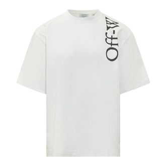 Off-white Vertikales Buch-Skate-T-Shirt mit kurzen &Auml;rmeln - - Tops - Herren - Wei&szlig; - S