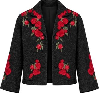 Dolce & Gabbana Veste tiss&eacute;e - Femme - Vestes - Noir - Taille: 34 FR