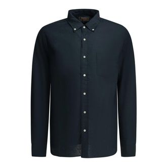 Beams Plus Regular Fit Button-Down-Hemd - - Shirts - Herren - Blau - 2XL