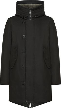 Peuterey Schwarzer Wintermantel - - Coats - Herren - Schwarzk - M