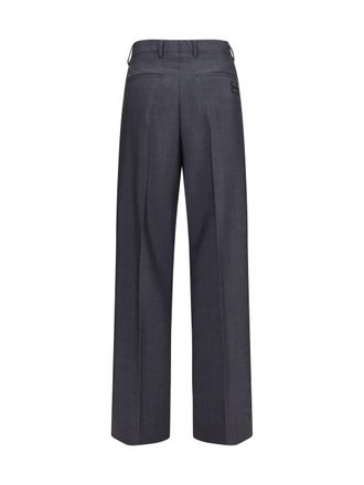Miu Miu Kid Mohair Trousers - Gray