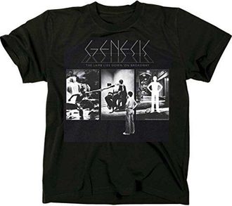 Genesis Agneau Hommes se Couche sur T-Shirt Broadway, X-Large, Black