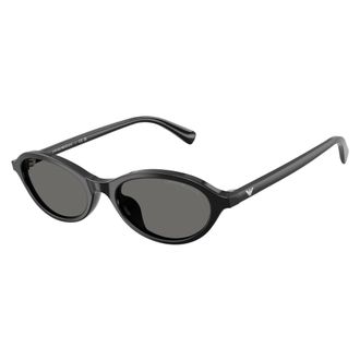 Emporio Armani Ea4281U Oval Sonnenbrille - - Accessories - Damen - Schwarzk - 52 MM