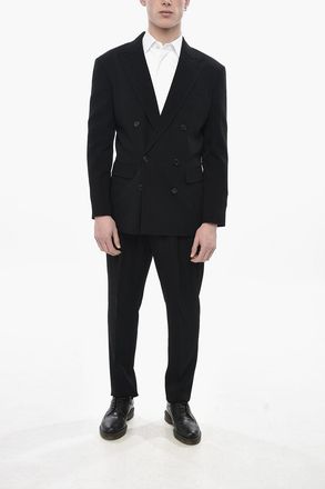 Dsquared2 Zweireiher aus Viskosemischung mit spitzem Revers Dsquared2