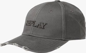 Replay Casquettes d&eacute;lav&eacute; &agrave; d&eacute;tails destroy