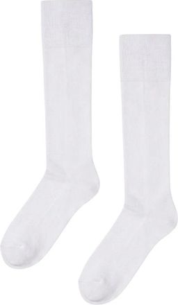 Wolford Kniestr&uuml;mpfe aus Baumwollmischung - - Underwear - Damen - Wei&szlig; - S
