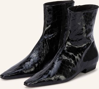 Zinda Lackstiefeletten Molly schwarz